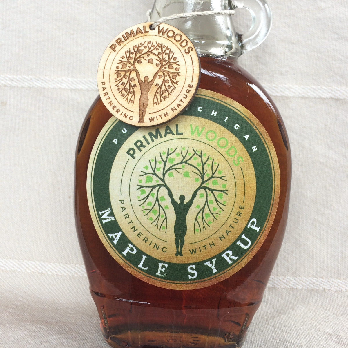 Dark-Robust Taste Pure Maple Syrup in Half Pint Glass Bottles – Primal ...